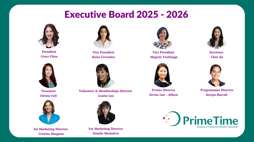 Meet the PrimeTime Executive Board 2025–2026 | PrimeTime SG